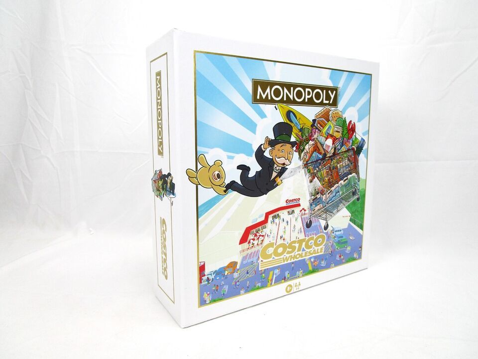 Hasbro Monopoly Costco Wholesale Special Edition Collectible Game Board ...