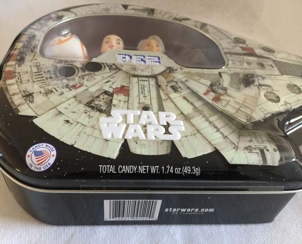 Star Wars Millennium Falcon Tin Pez Candy Gift Set - Han Solo Chewbacca ...