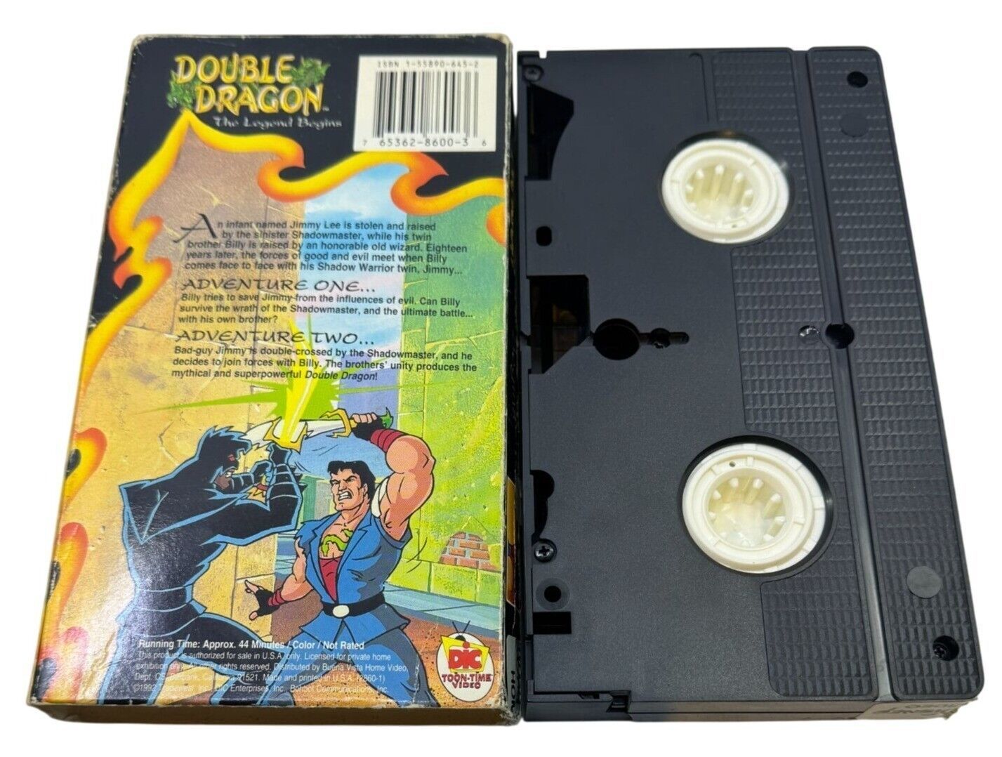 Double Dragon: The Legend Begins VHS Tape Action-Packed Animated ...
