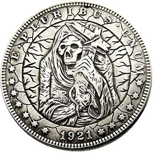 Rare Antique USA United States 1921 Morgan Dollar Skull Zombie Skeleton ...