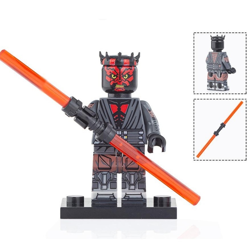 21pcs Star Wars Mandalorian Shadow Collective and Darth Maul Custom ...