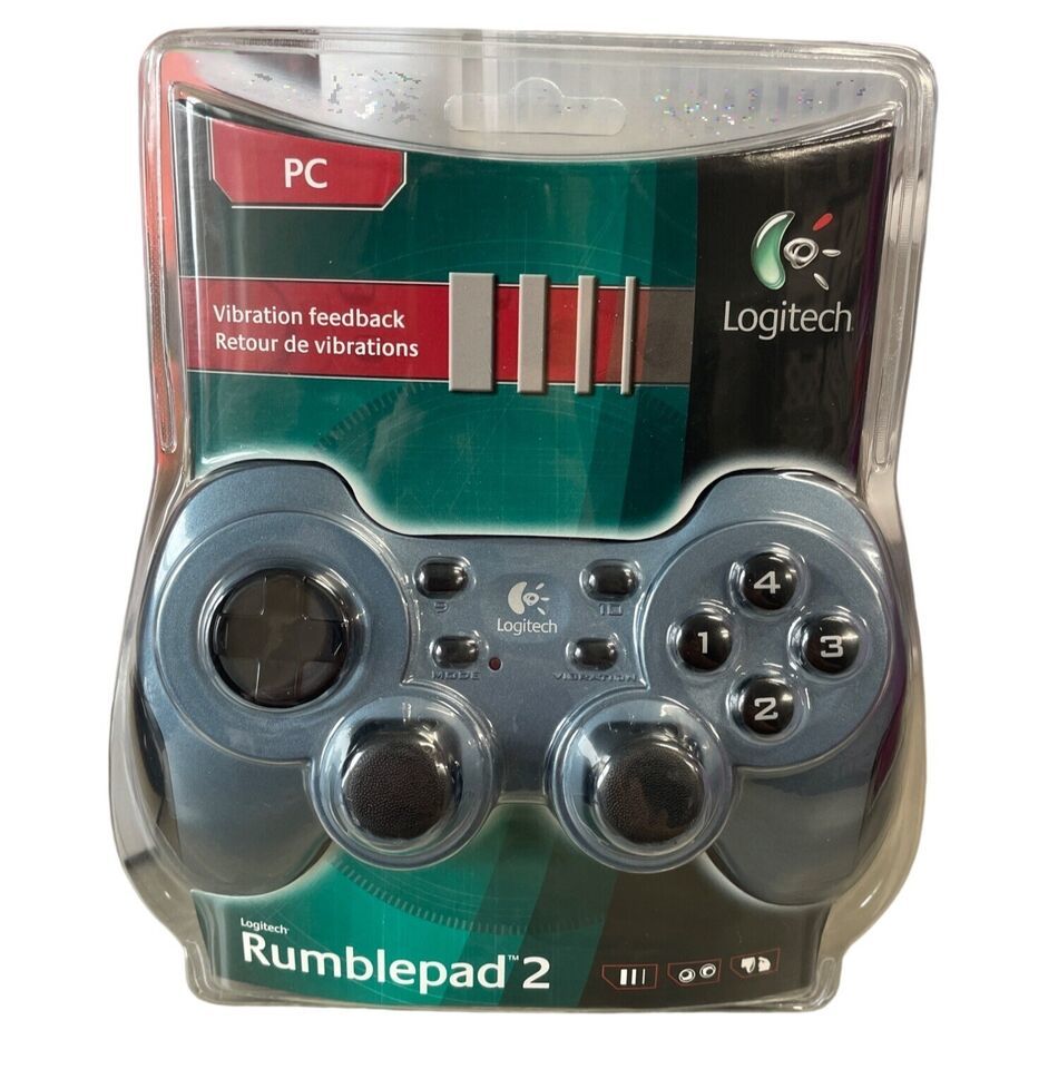 Logitech Rumblepad 2 Vibration Feedback Game Controller For PC ...