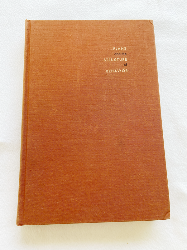 1960 HC Plans and the Structure of Behavior by George Armitage Miller ...