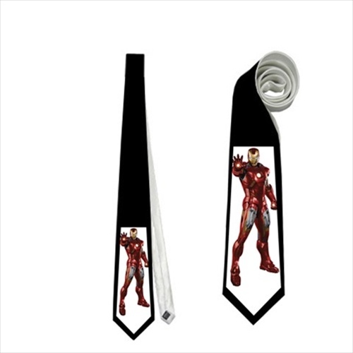 Necktie Halloween Ironman Iron Man Tony Stark Cosplay - Men's Accessories