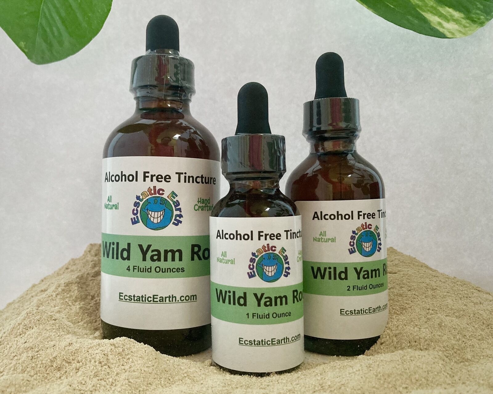 Wild Yam Root Tincture - Alcohol Free Dioscorea villosa Extract - Cold ...