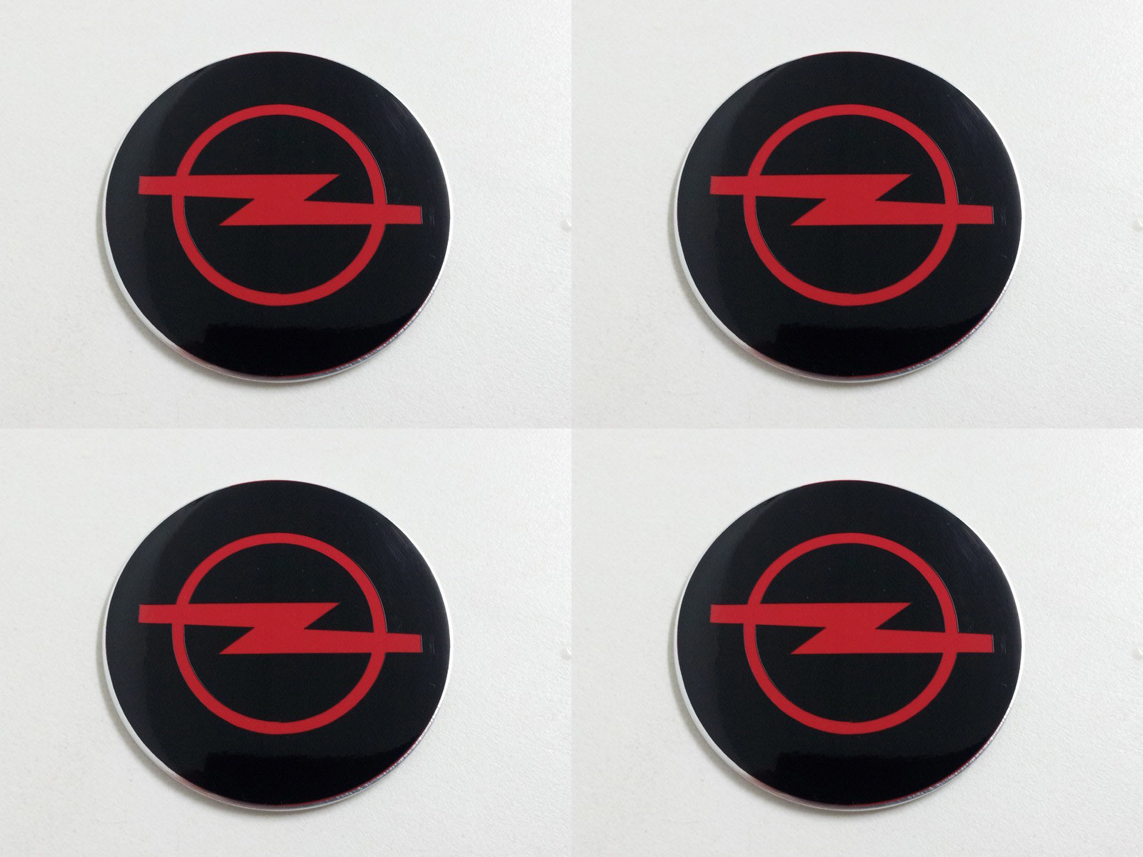 Opel 2 - Set of 4 Metal Stickers for Wheel Center Caps Logo Badges Rims ...