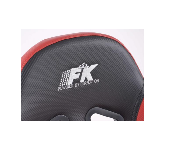 FK Universal Reclining Bucket Sports Seats - Red Carbon & Black Edition ...