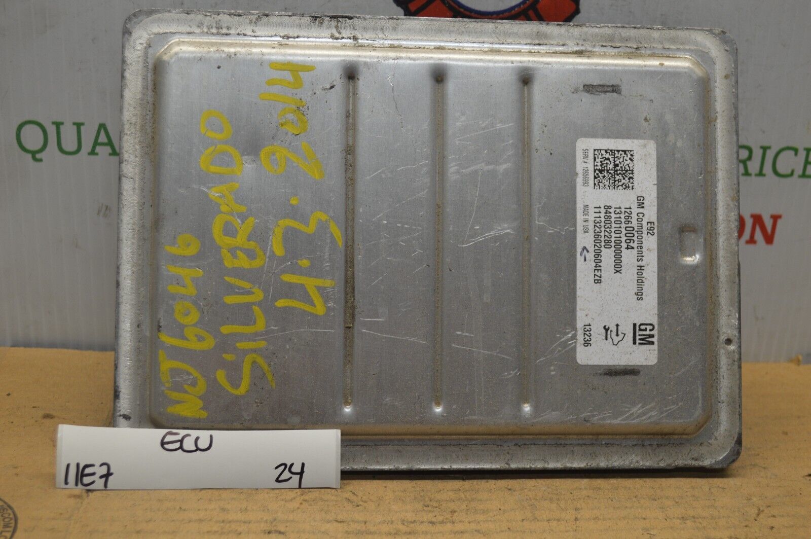 2014-16 GMC Sierra Engine Control Unit ECU 12656993 Module 24-11E7 ...