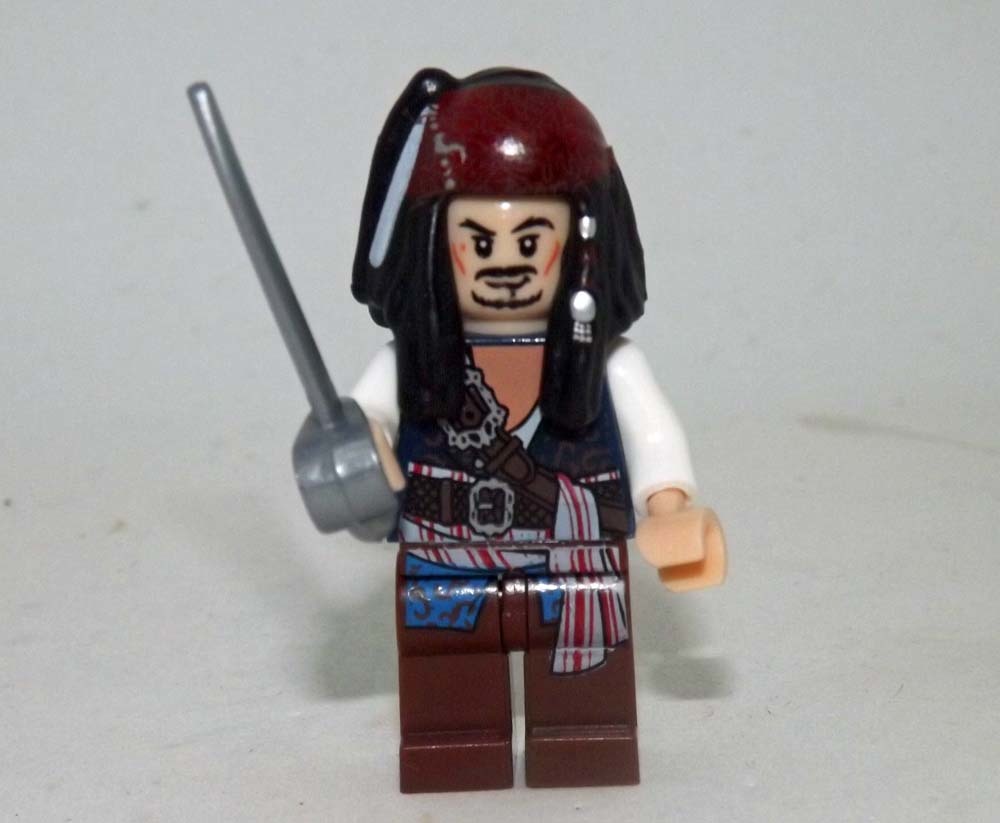 HGT Captain Jack Sparrow Pirates Of The Caribbean Rare Minifigures ...
