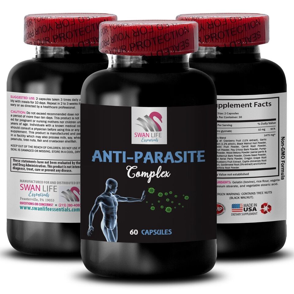 Detox Shield - ANTI-PARASITE COMPLEX - Wellness Pathway 1 Bottle 60 ...
