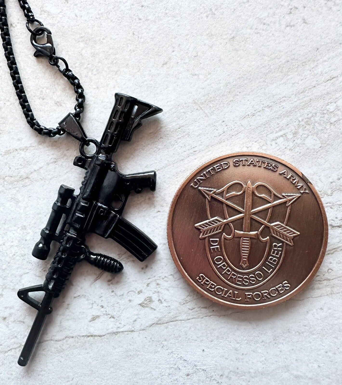 Army Special Forces Challenge Coin Motivated Dedicated Lethal Military ...