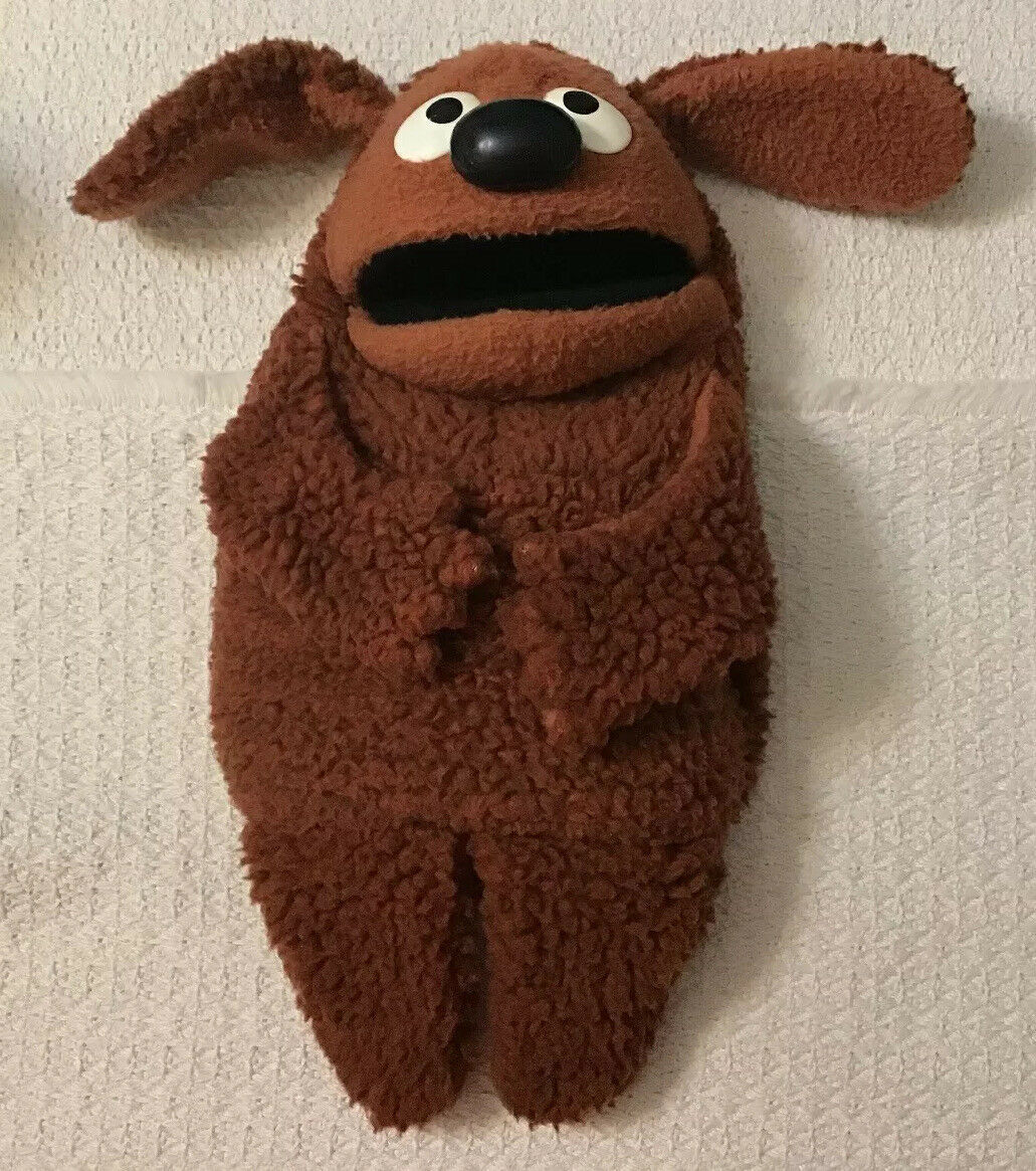 ROWLF DOG RARE MISTAKEJim Henson Muppet Puppet 16" Plush - Fisher Price ...