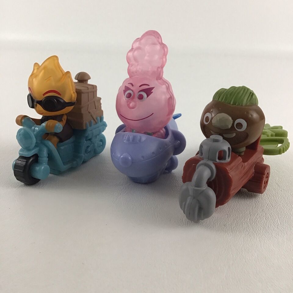 Disney Pixar Elemental McDonalds Happy Meal Toy Lot Gale On Blimp Clod ...