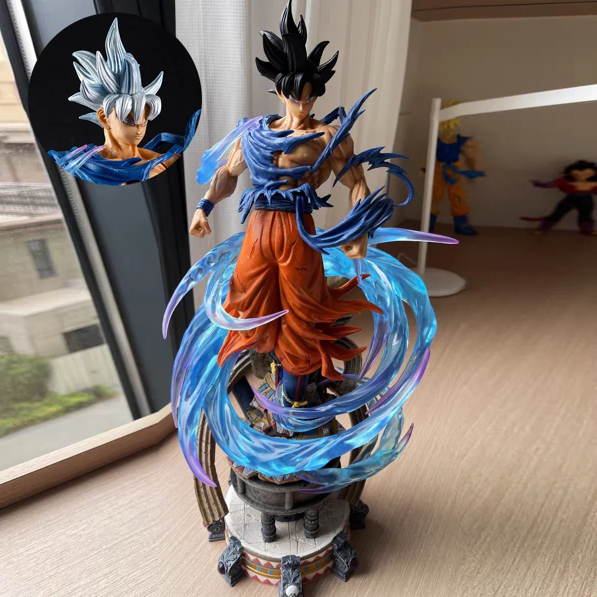Anime Dragon Ball Figure Gk Ultra Ins Son Goku Action Figurine Son Goku ...