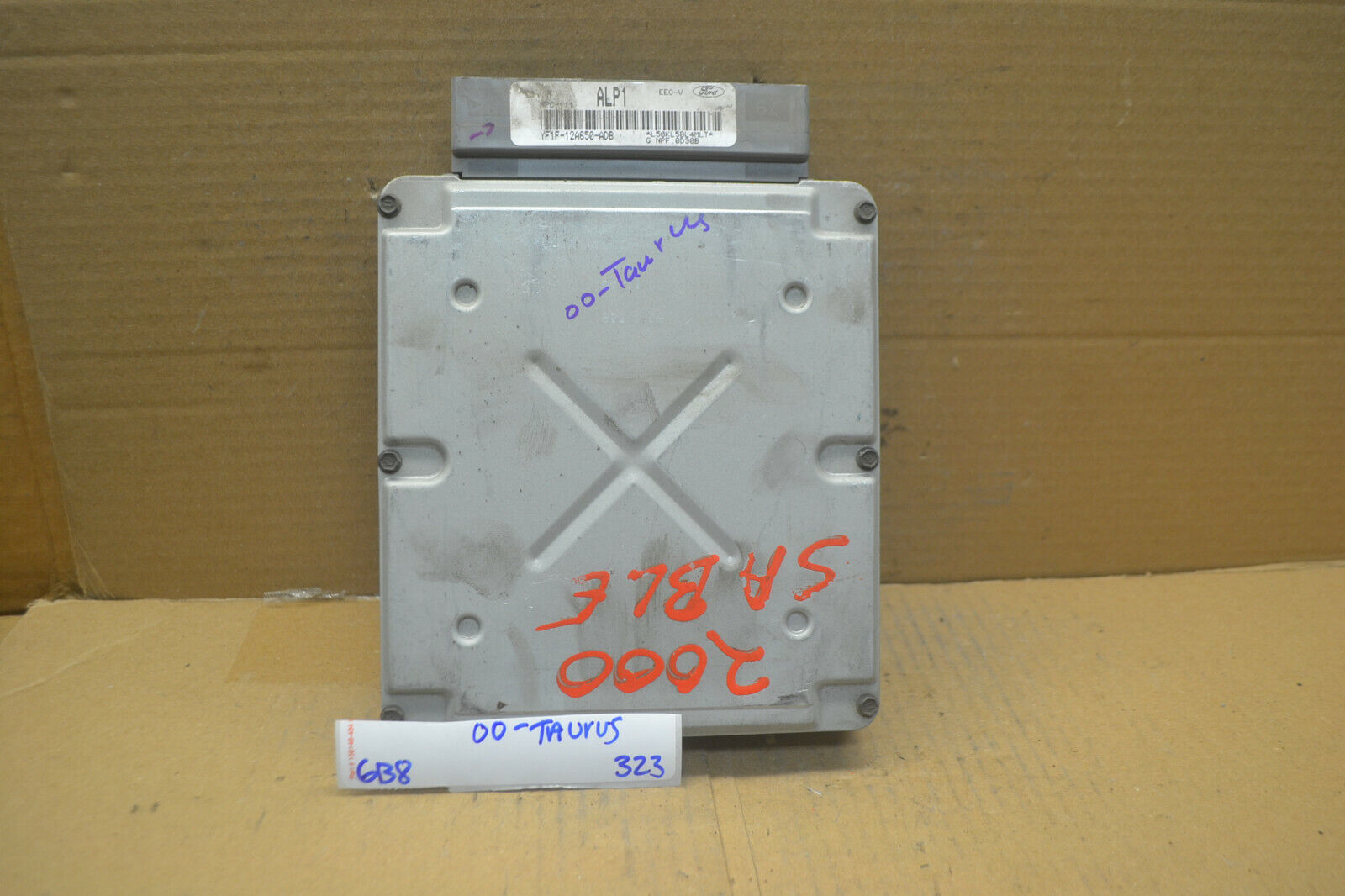 2000 Ford Taurus Sable Engine Control Unit ECU YF1F12A650ADB Module 323 ...