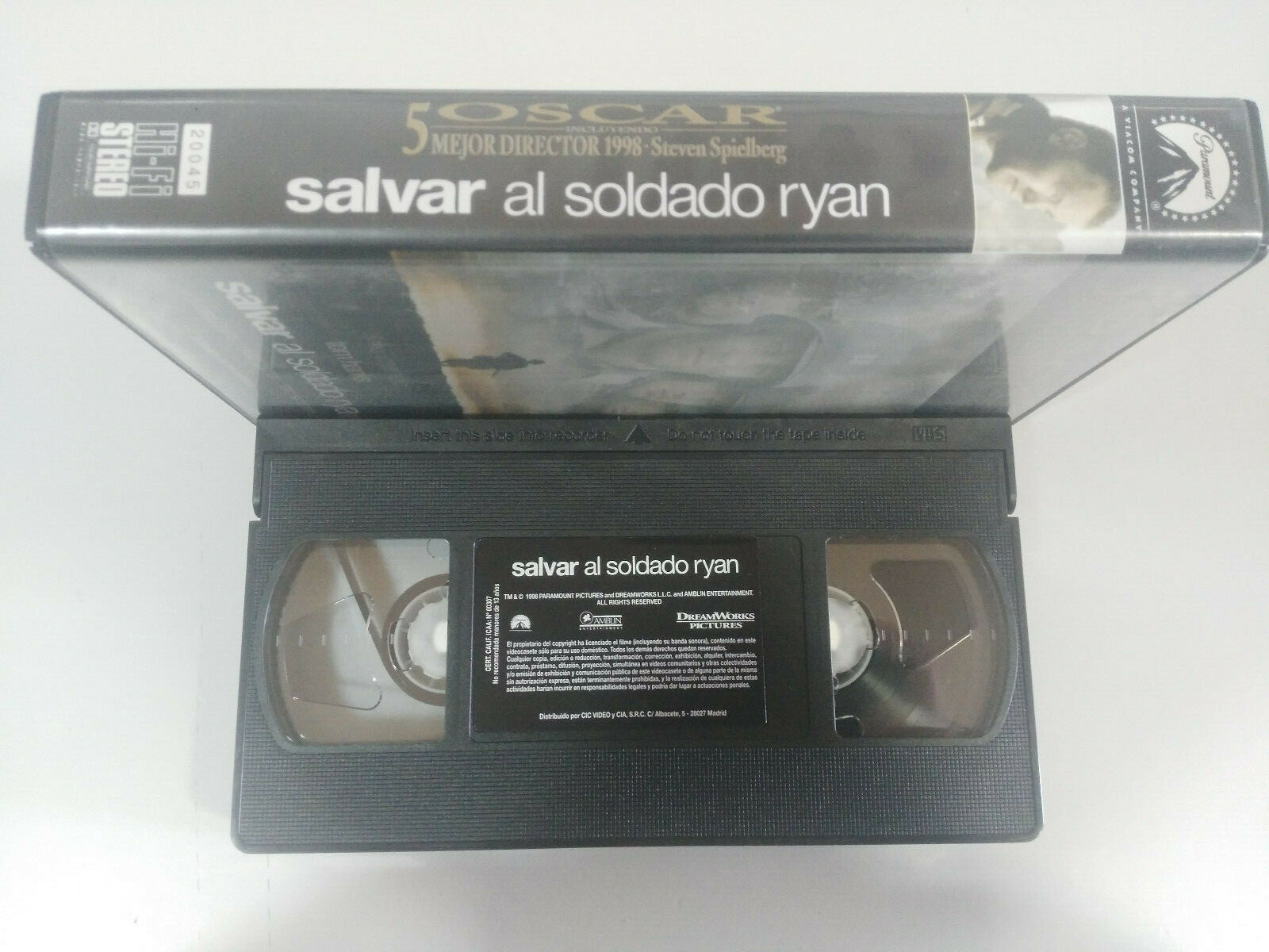 Salvar Al soldado Ryan Tom Hanks Steven Spielberg VHS Tape Spanish ...