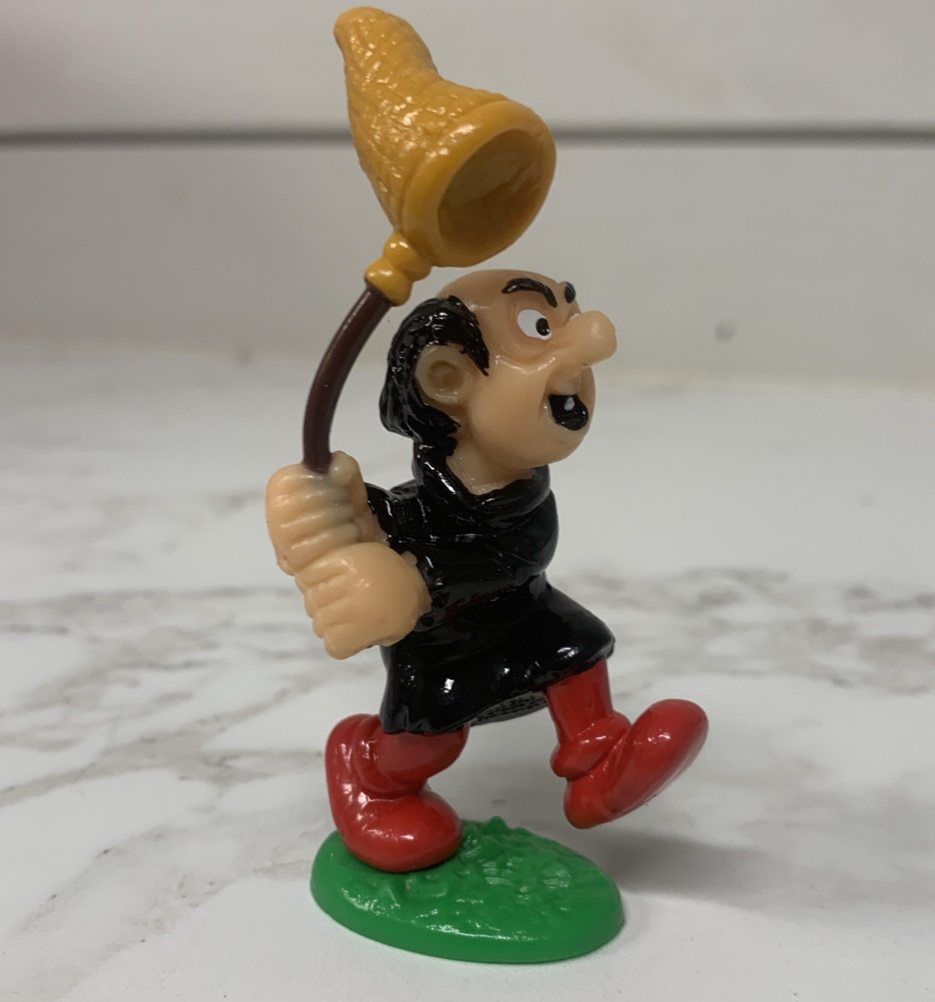 Smurfs Gargamel Net Smurf Catcher Vtg Figure PVC Toy Figurine 80s Peyo ...