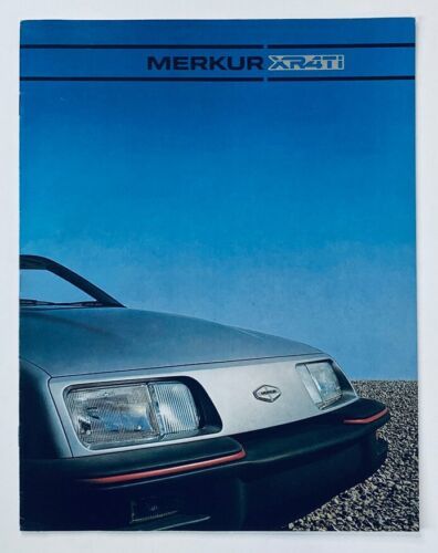 1985 Merkur XR4Ti Dealer Showroom Sales Brochure Guide Catalog - Other ...