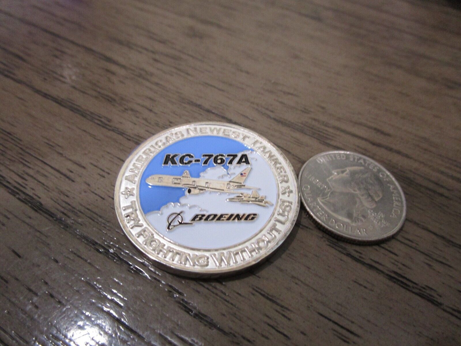 USAF & Boeing KC-767A Cancelled By DOD January 2006 Challenge Coin ...