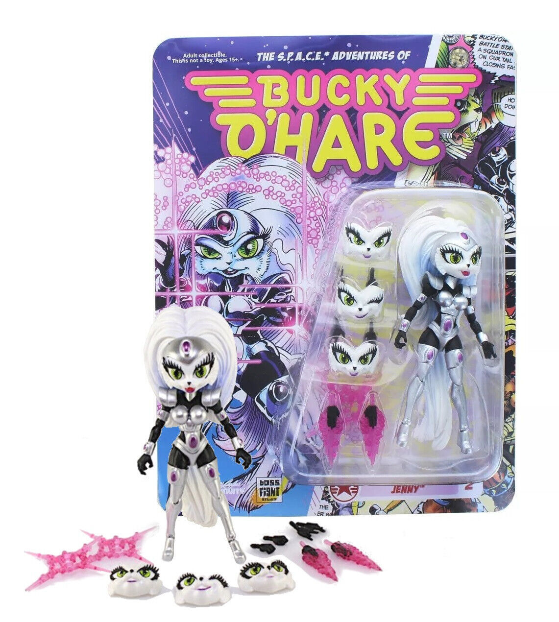 The SPACE Adventures of Bucky O' Hare: First Mate Jenny 5" Figure Mint ...