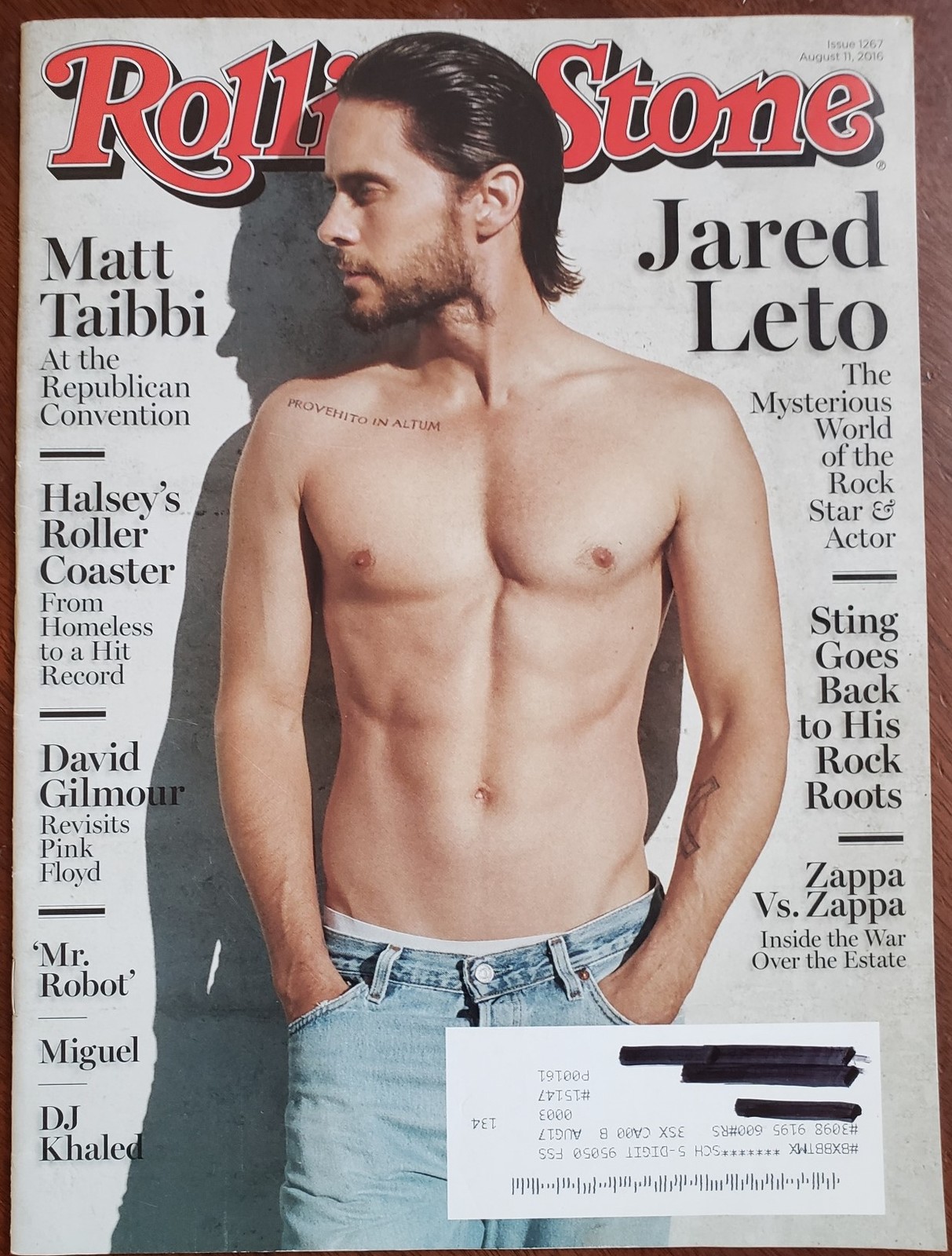 Jared Leto, Matt Taibbi, David Gilmour, Sting Dr. Khaled Issue 1267 Aug ...