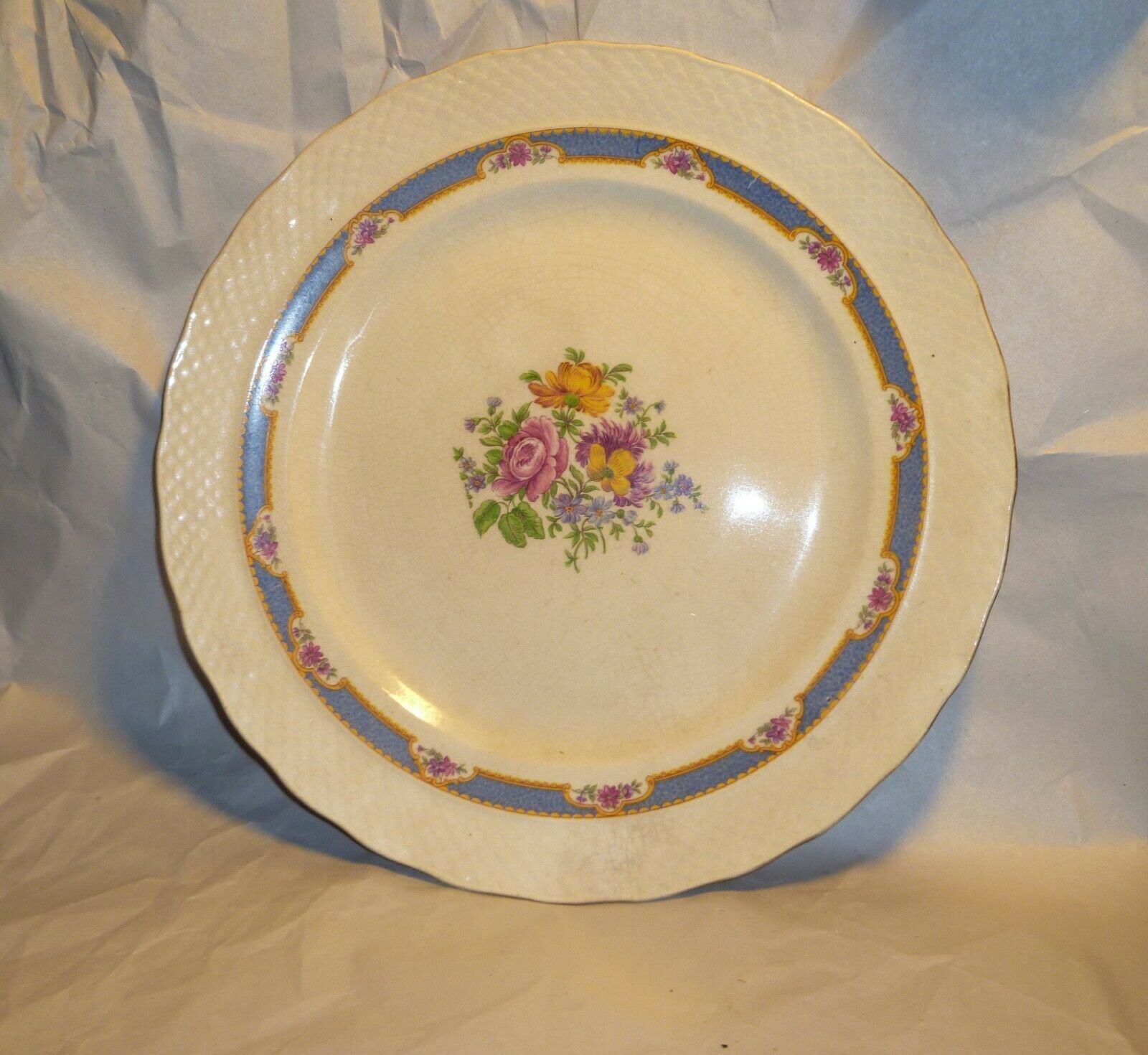 Antique rare c1913 Furnivals China England Somerset Dinner Plate 10 ...