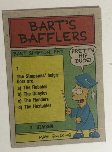 The Simpsons Trading Card 1990 #1 Marge Simpson - Trading Card Singles The Simpsons Trading Card 1990 #1 Marge Simpson - Trading Card Singles