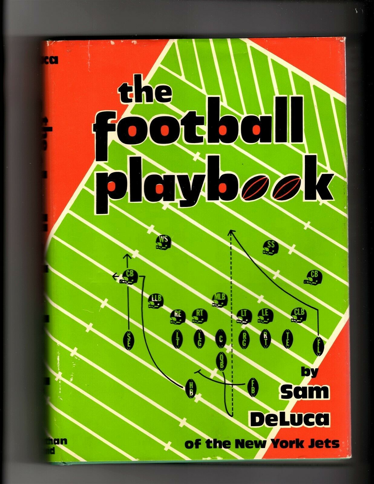 VINTAGE 1974 Football Playbook by Sam Deluca Jets - Other