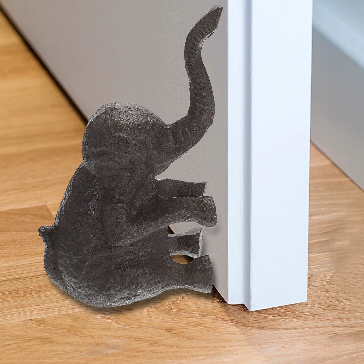 Sumnacon Cast Iron Cute Elephant Door Stop and 50 similar items