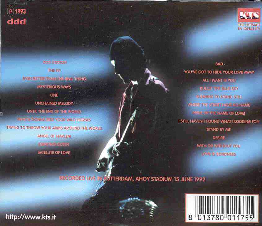 U2 - The Real Thing ( 2 CD SET )( Ahoy Stadium . Rotterdam . June 15th ...
