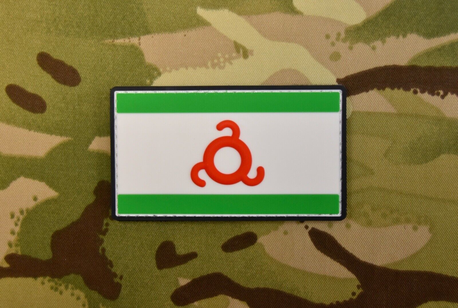3D PVC Republic Of Ingushetia Flag Patch OMON Ingush - Original Items