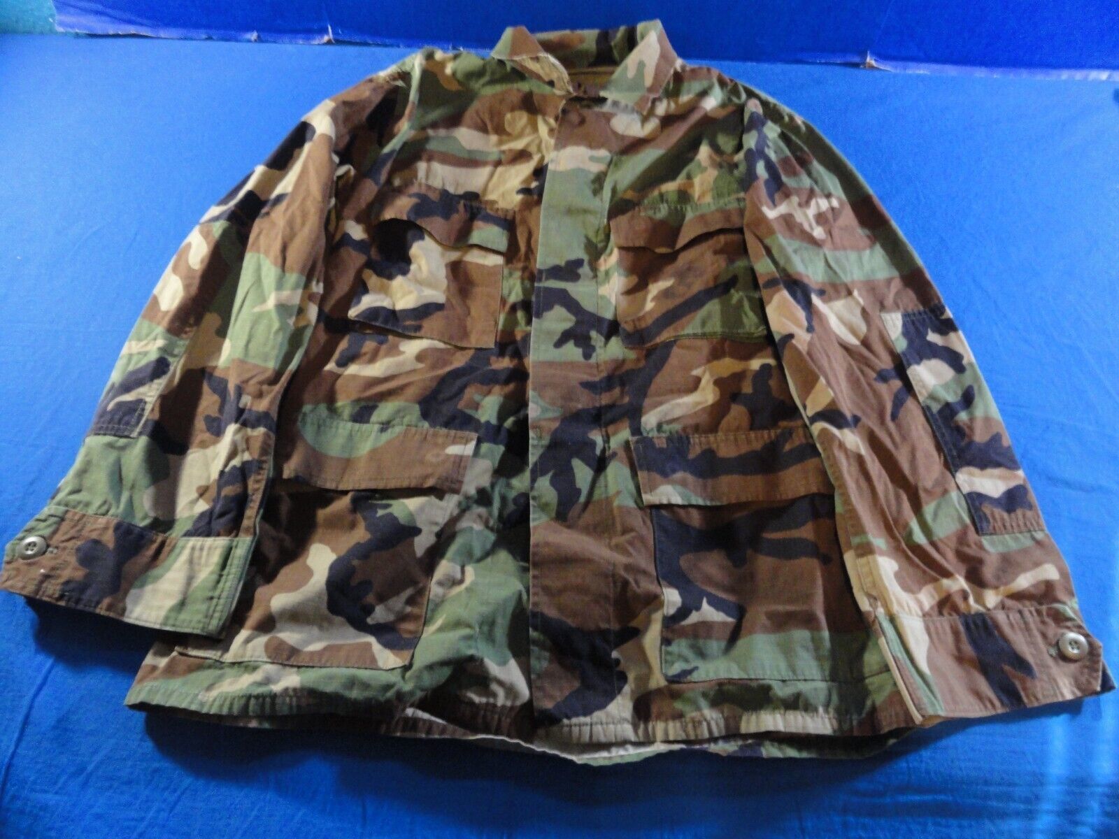 USMC MARINE CORPS COLD WEATHER BDU WOODLAND MILITARY JACKET BLOUSE ...