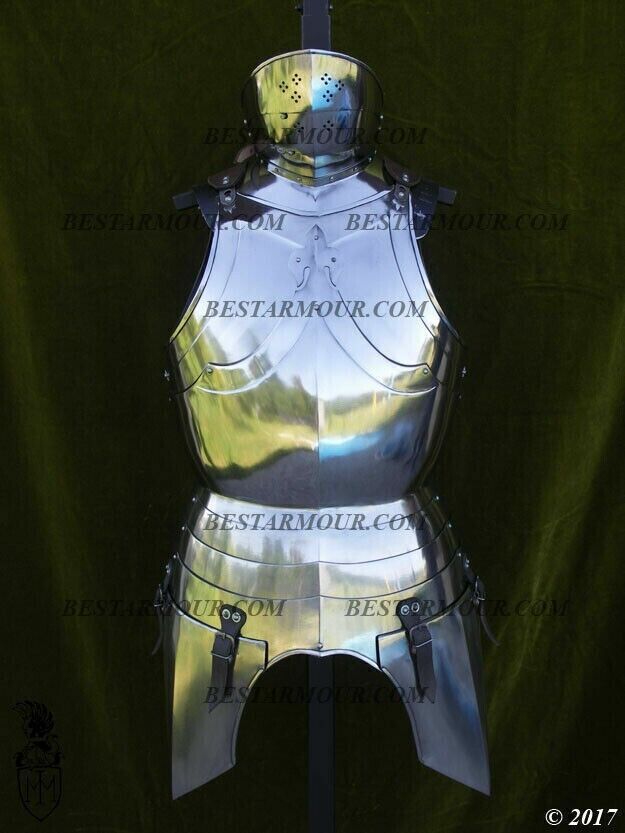 Medieval Knight Armor Larp Gothic Cuirass and 50 similar items