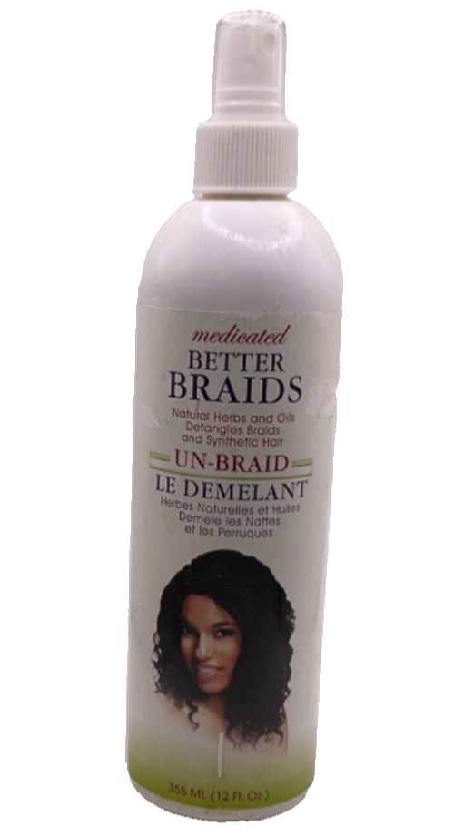 Better Braids Medicated Un-Braid Spray / 12 fl oz - Gel, Mousse & Spray