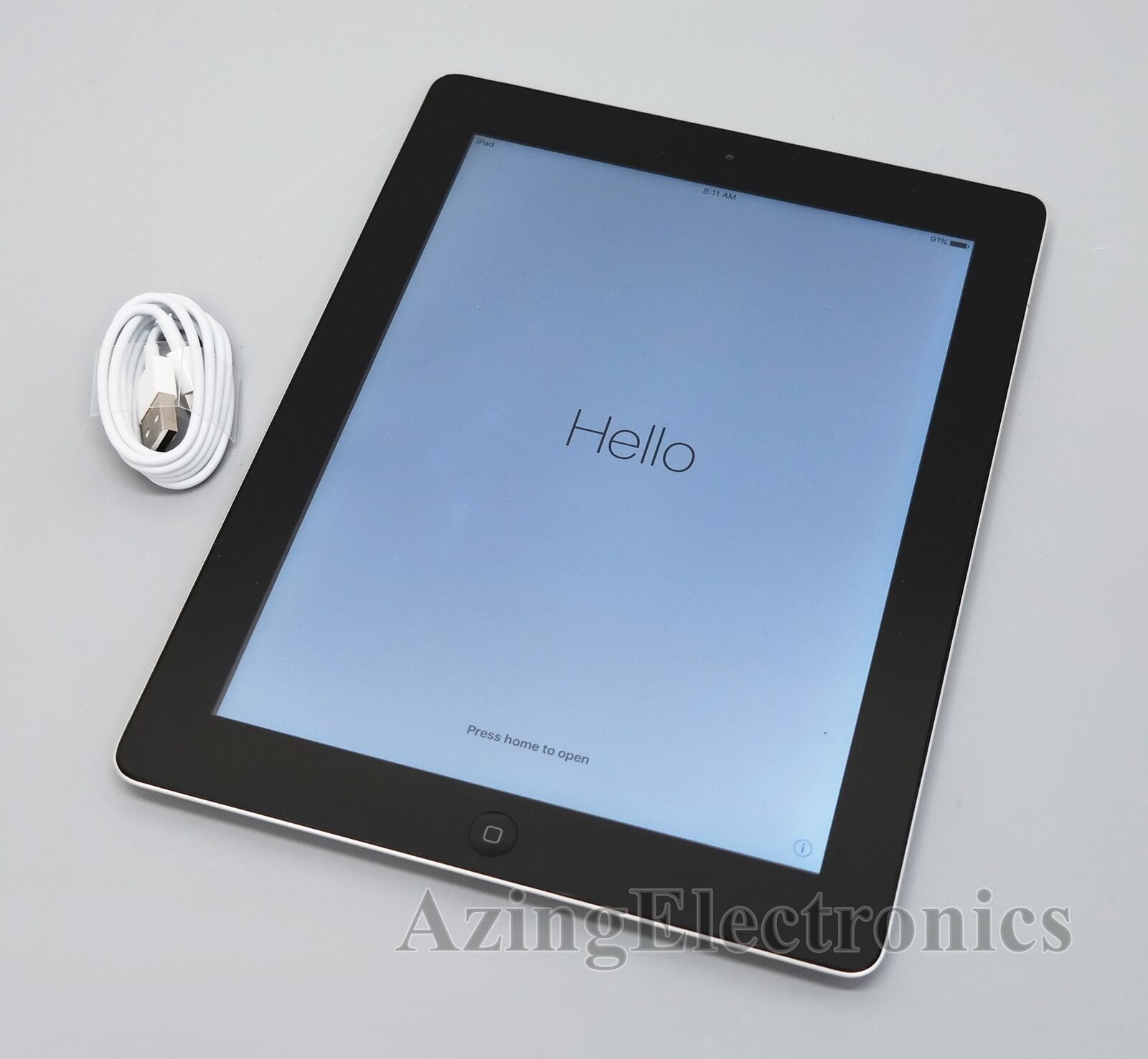 Apple iPad 4th Gen A1458 16GB, Wi-Fi, 9.7" Black (MD510LL/A) ISSUE ...