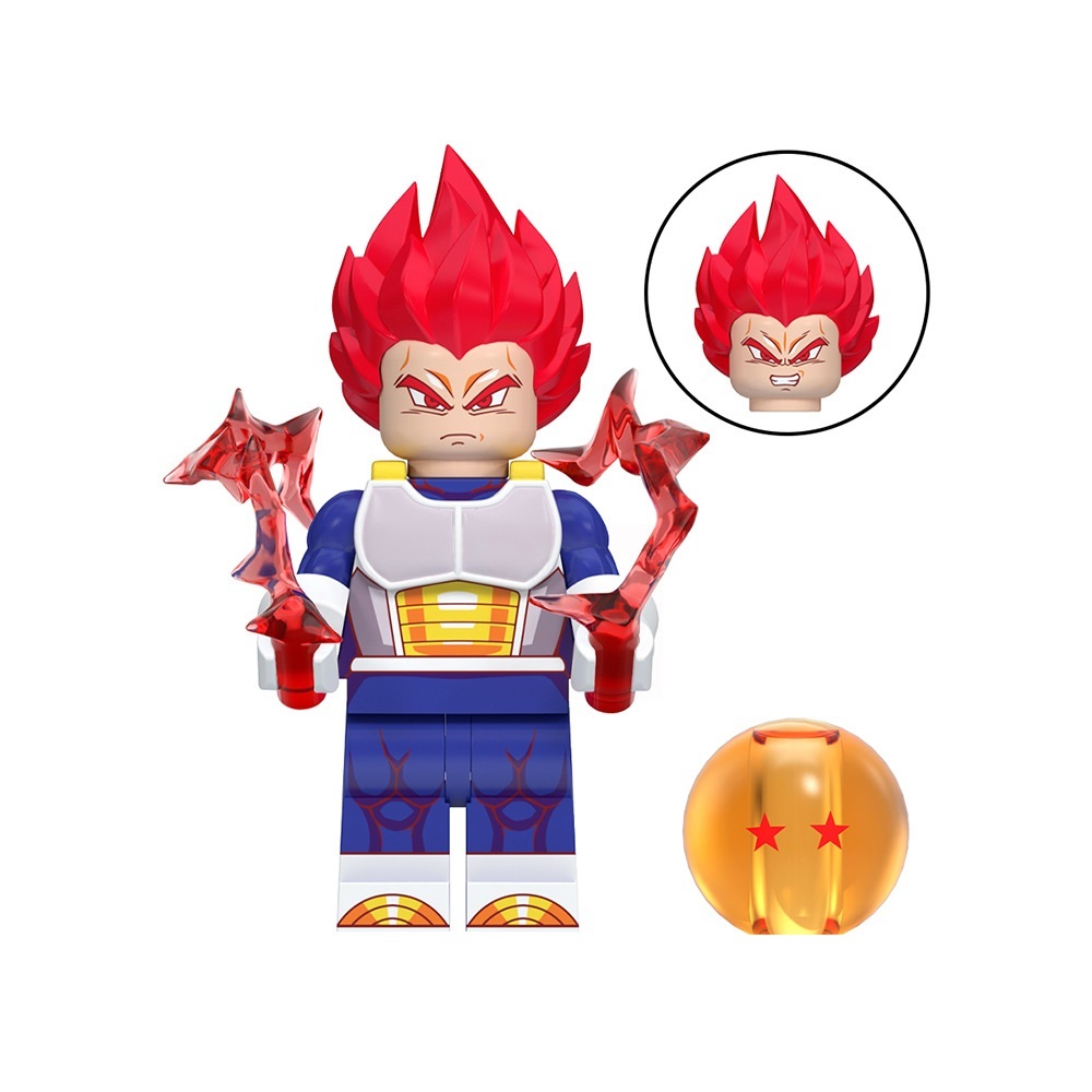 Vegeta Super Saiyan God Dragon Ball Super Minifigures Weapons and ...
