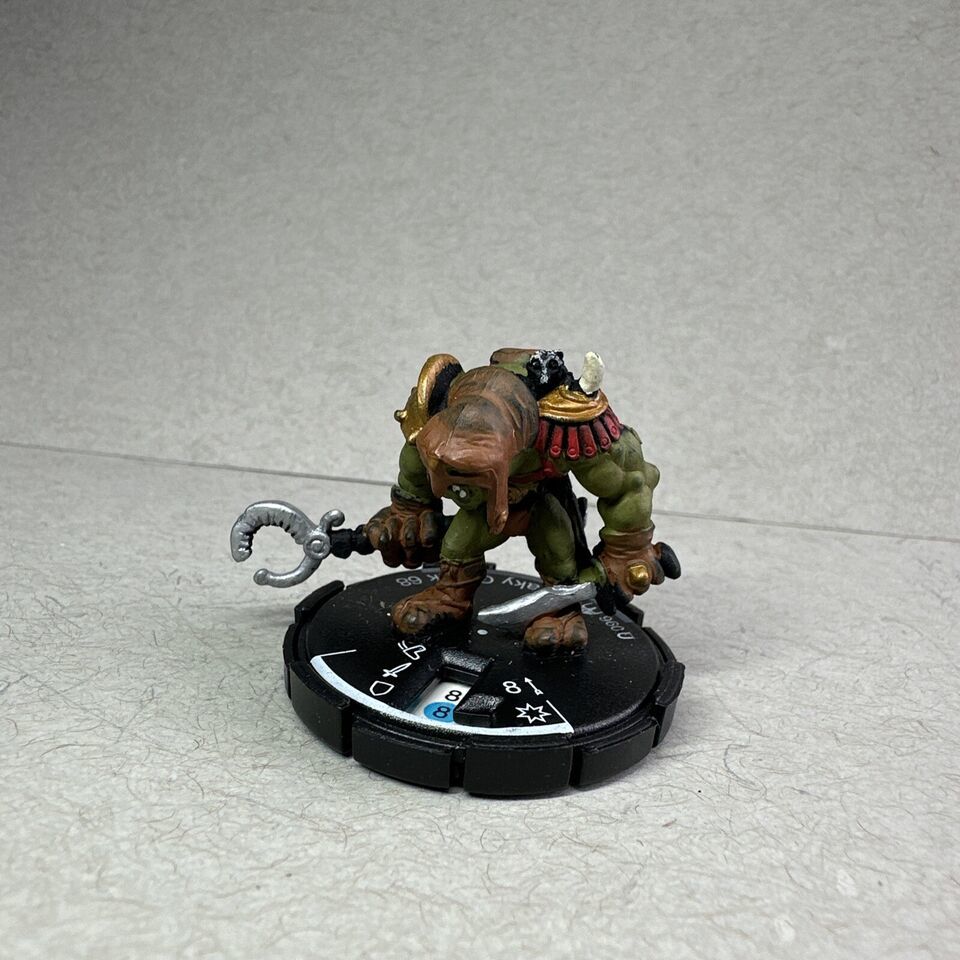 Mage Knight- Sneaky Grook- Dungeons Hero #096- Unique LE Ork Orc Rogue ...