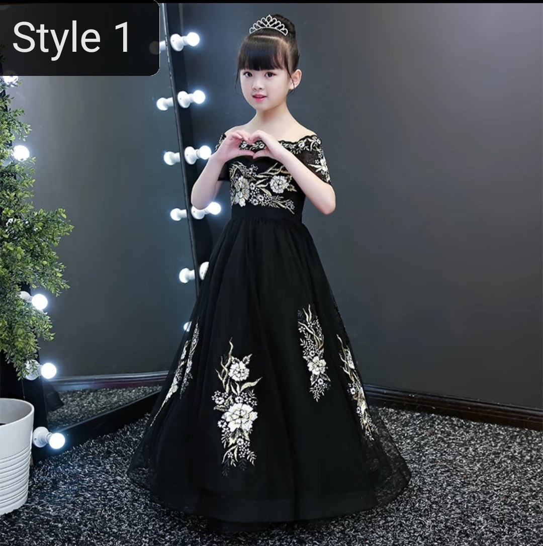 2019 Summer girl Lace Princess Dress Princess Skirt Costume Dress 3 ...
