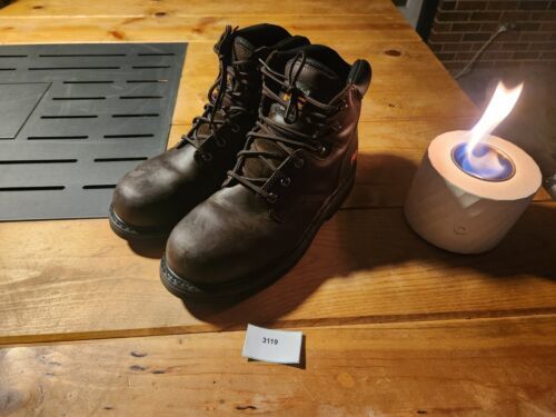 Timberland PRO Pit Boss, Men's, Brown, Steel Toe, EH, 6 Inch Boot Sz 11 ...