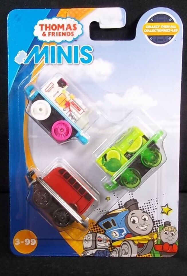 Thomas the Tank Minis 3 pack 2017 Neon Splatter Stanley Lime Ben #16 ...