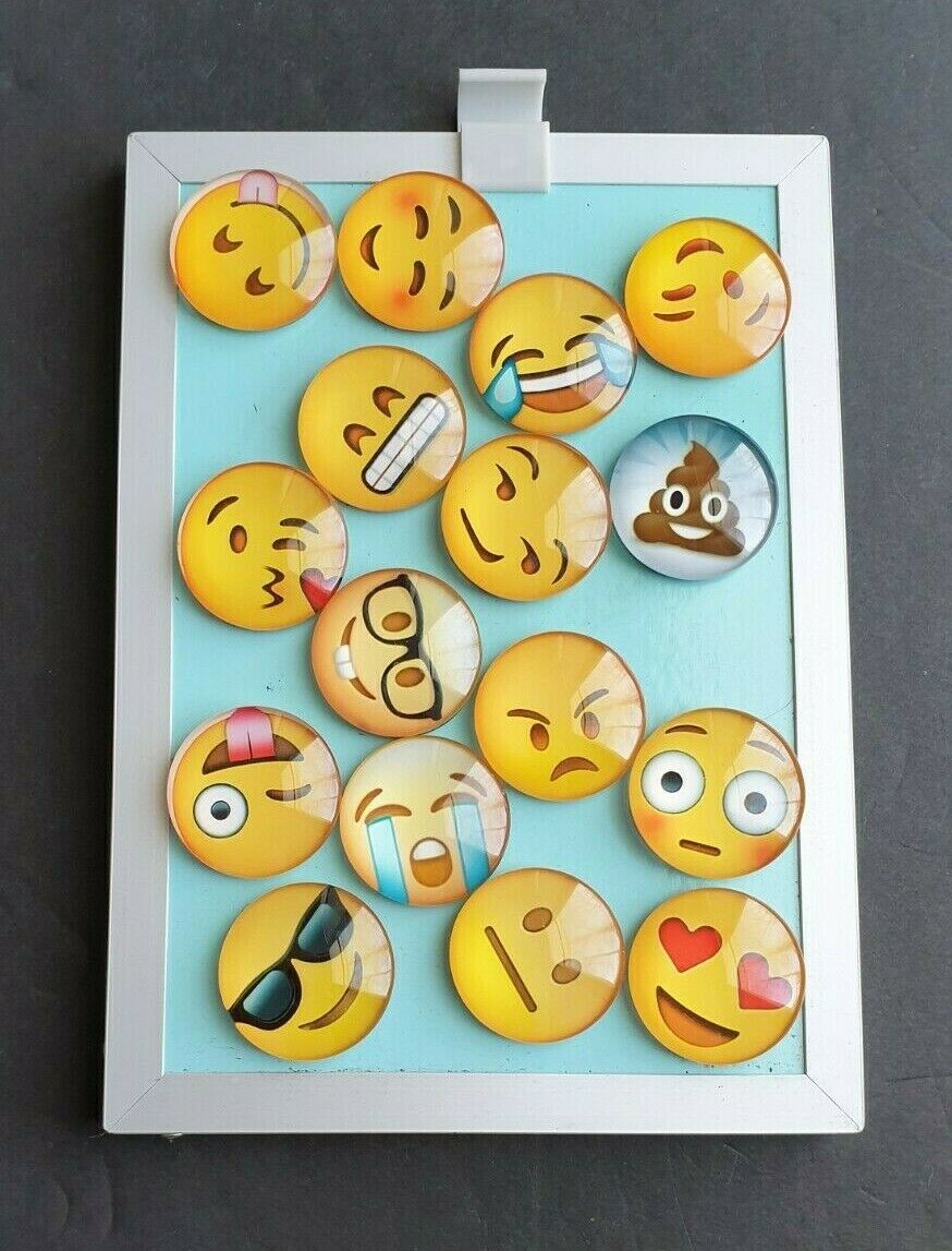 Emoji Fridge Magnets Whiteboard Home Refrigerators Locker Magnetic ...