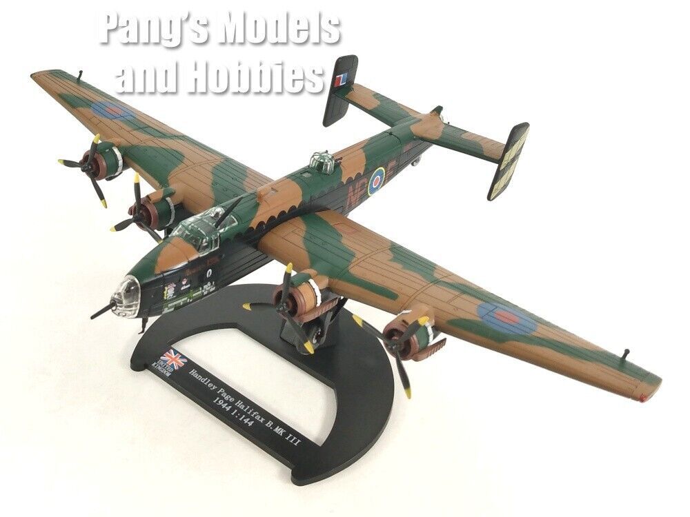 Handley Page Halifax 158 Sqn. RAF Yorkshire 1944 1/144 Scale Diecast ...