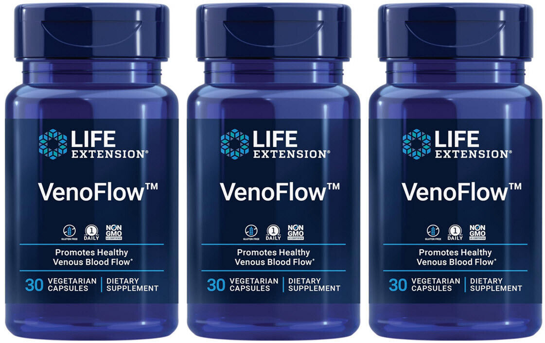 VENOFLOW HEALTHY BLOOD FLOW VASCULAR HEALTH 90 Capsule 200 mg LIFE ...