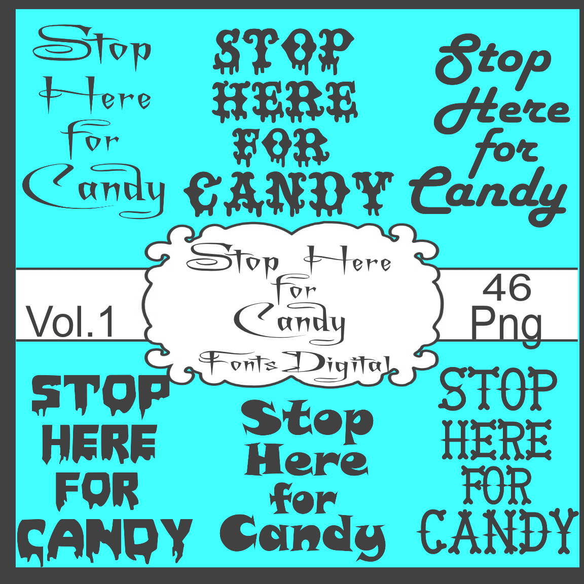 Stop Here for Candy Vol.1 - Digital Scrapbooking