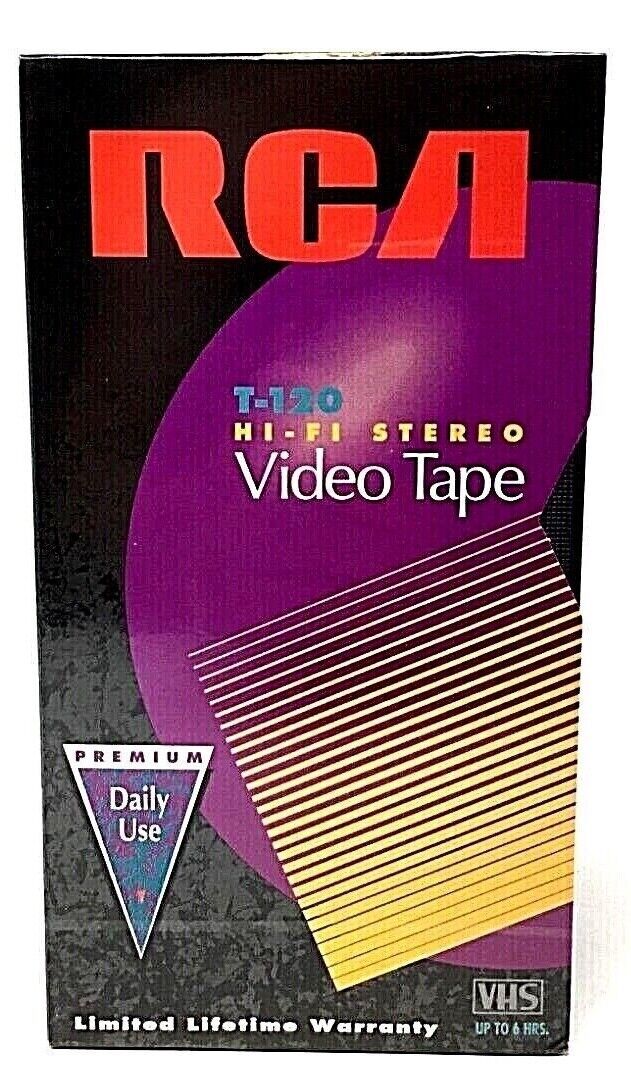 Rca T120 Blank Vhs Tape New Sealed HI-FI and similar items