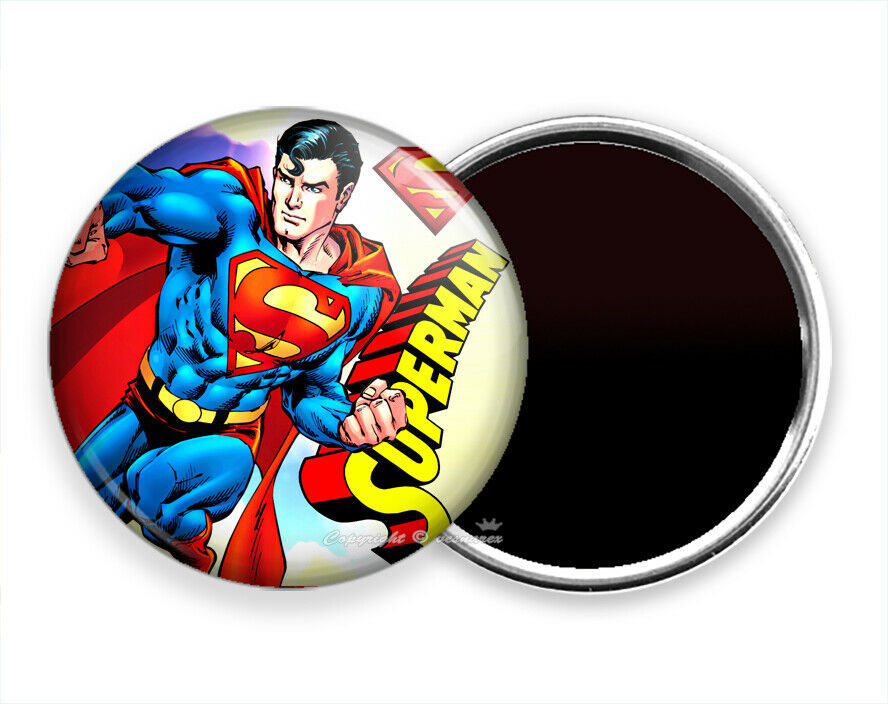 CLASSIC SUPERMAN SUPER HERO GOTHAM CITY FRIDGE REFRIGERATOR MAGNET NOTE ...