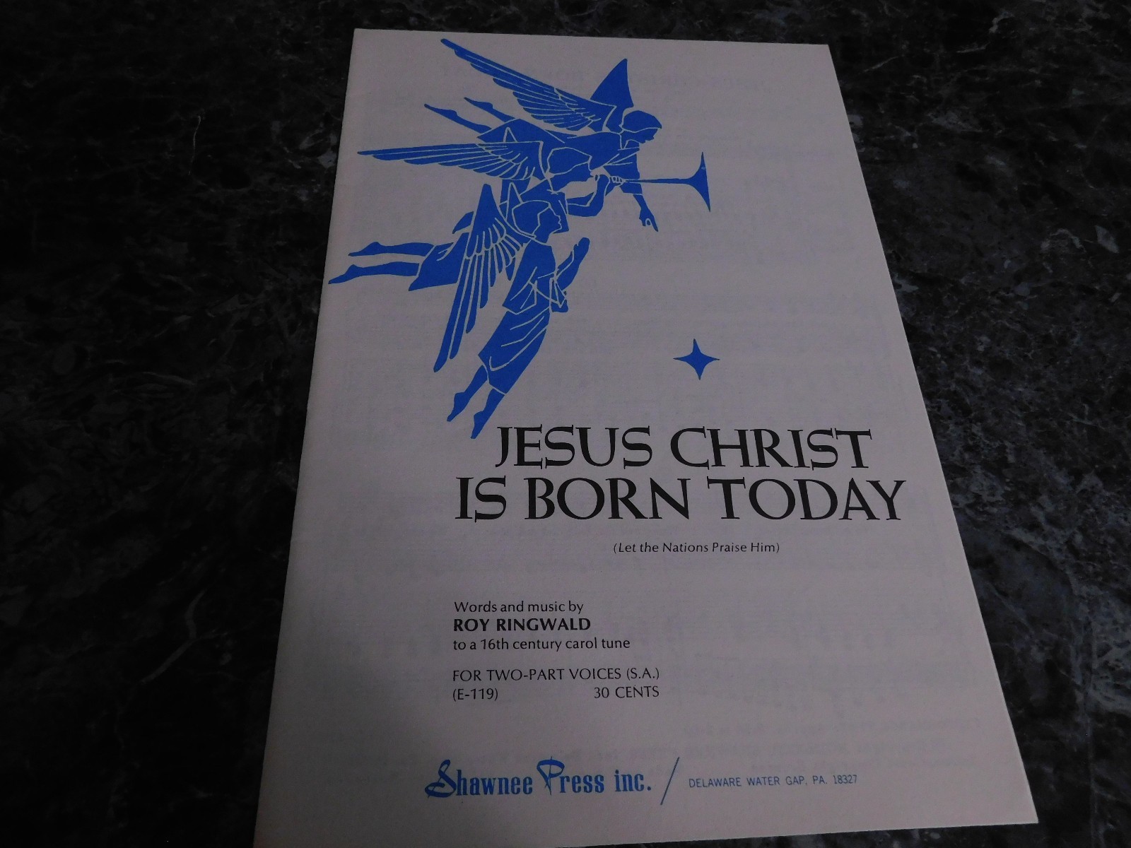 Jesus Christ is Born Today by Roy Ringwald SA - Vintage & Antique