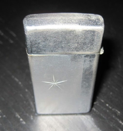 Vintage SCRIPTO BUTANE Art Deco Star Chrome Gas butane Lighter - Other