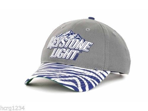 Keystone Light Always Smooth Adjustable Striped Beer Cap Hat by Vision ...
