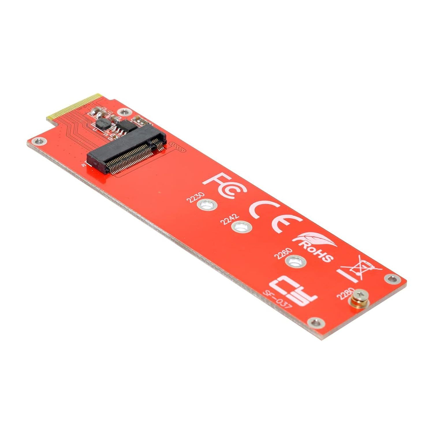 Cablecc NVMe NGFF M-Key 4X Host Adapter to Ruler 1U GEN-Z EDSFF Short ...